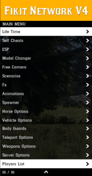 FiKit RDR2 Mod Menu | ezMod Store