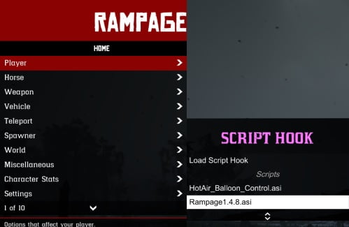 South RDR2 Mod Menu | ezMod Store